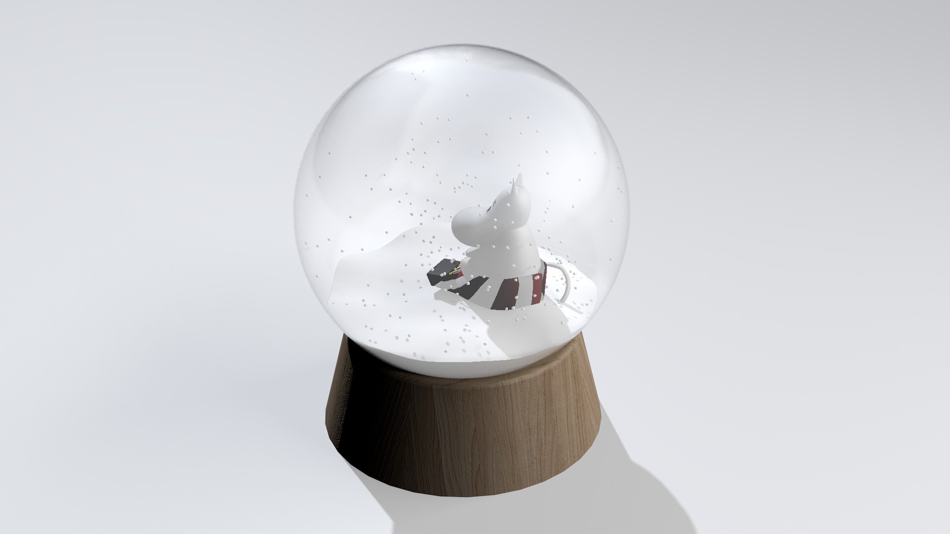 Snow Globe 3D Model - TurboSquid 1589068