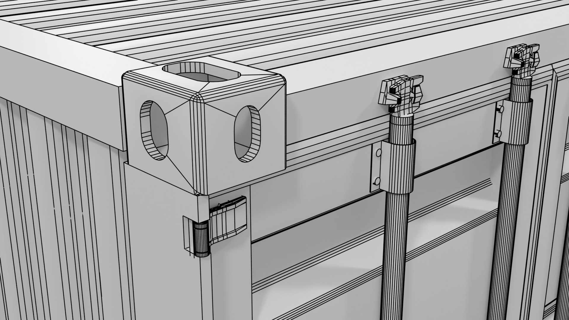 Container 20ft Dry Van 3D Model - TurboSquid 2010309