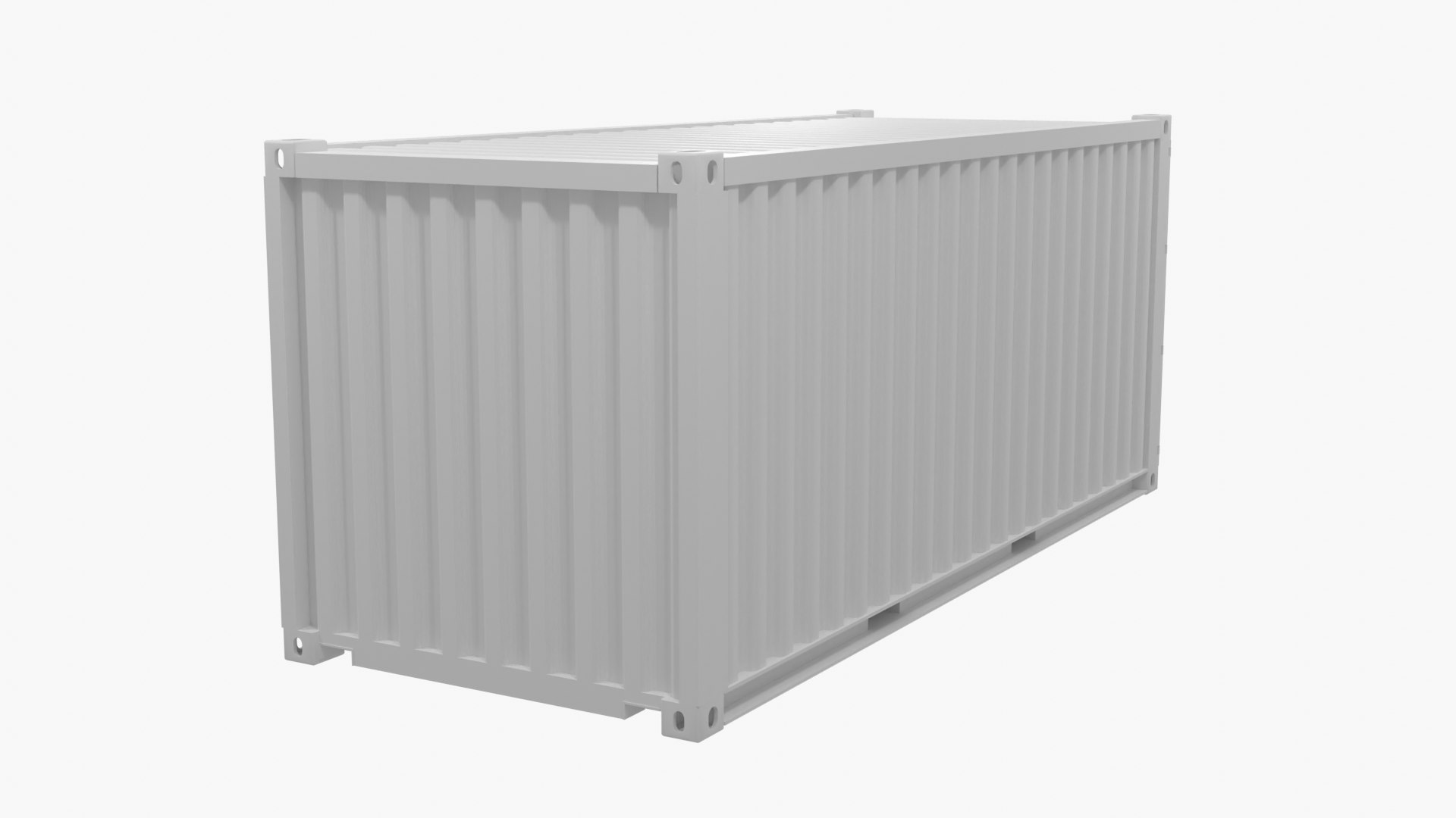 Container 20ft Dry Van 3D Model - TurboSquid 2010309