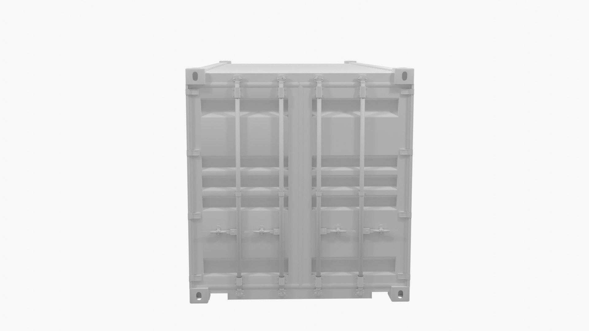 Container 20ft Dry Van 3D Model - TurboSquid 2010309
