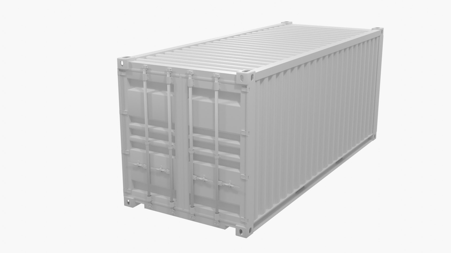 Container 20ft Dry Van 3D Model - TurboSquid 2010309