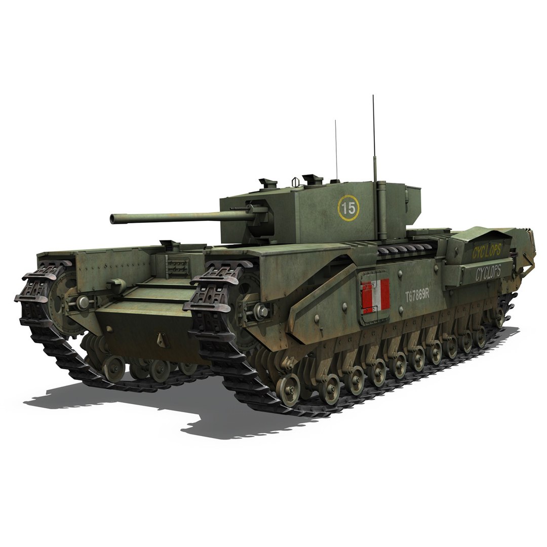 C4d British Tank Ii Churchill