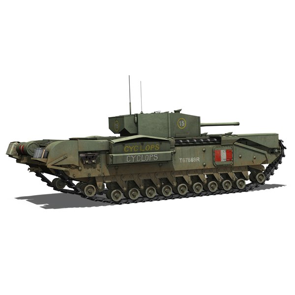 c4d british tank ii churchill