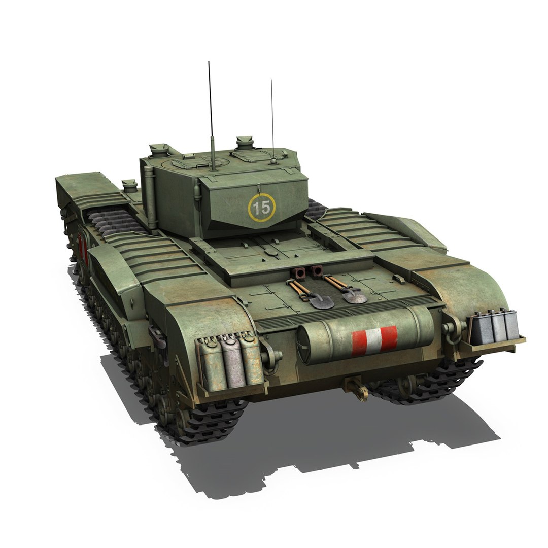 C4d British Tank Ii Churchill