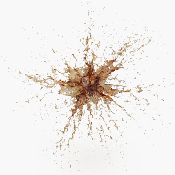 3D soda splash - TurboSquid 1401214