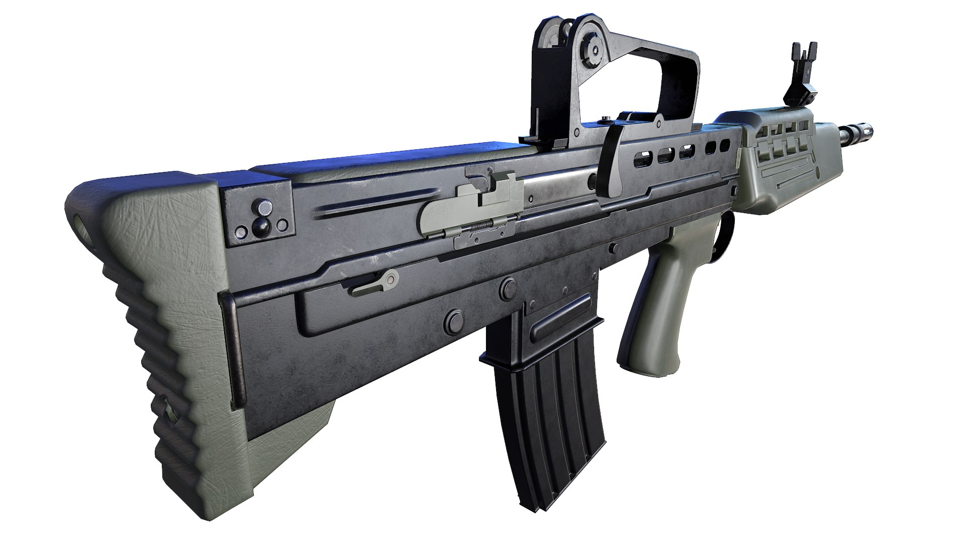 Sa80 L85a2 3D - TurboSquid 1427676