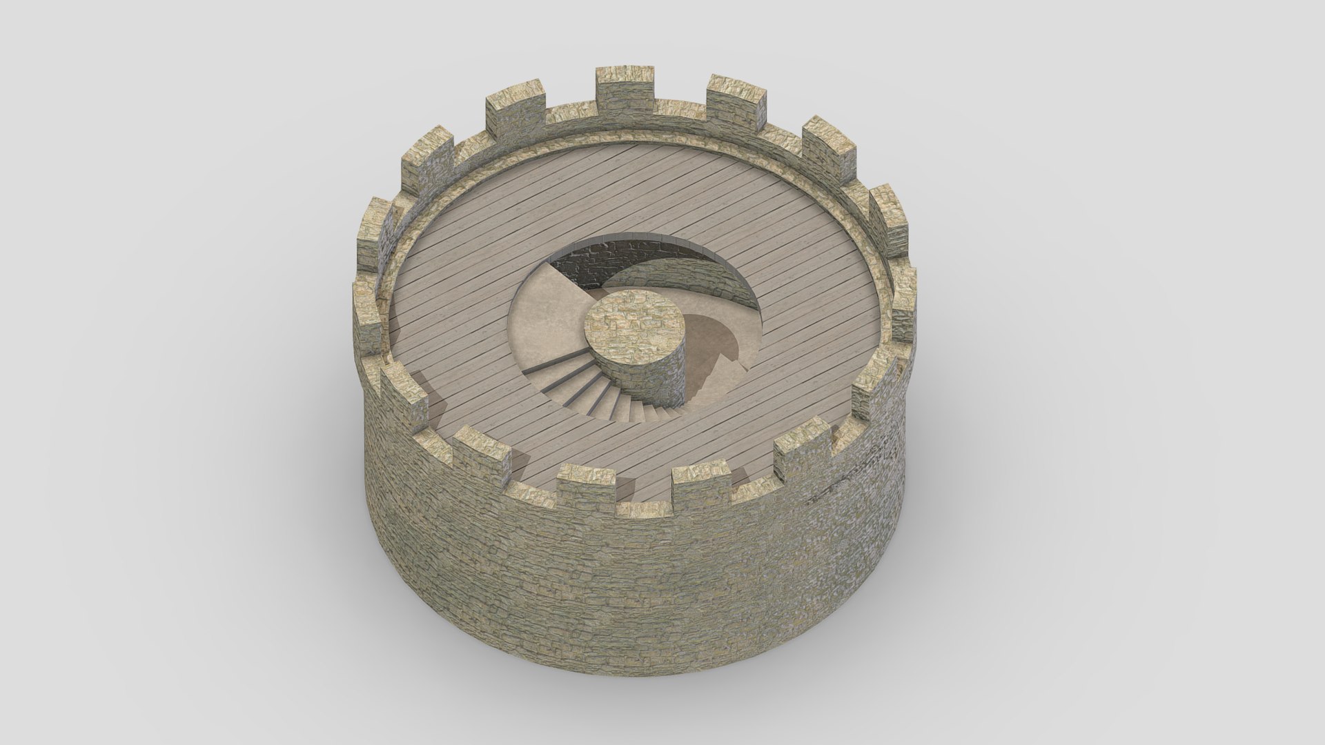 Medieval Castle Module 13 Low Poly PBR Realistic Model - TurboSquid 1939599