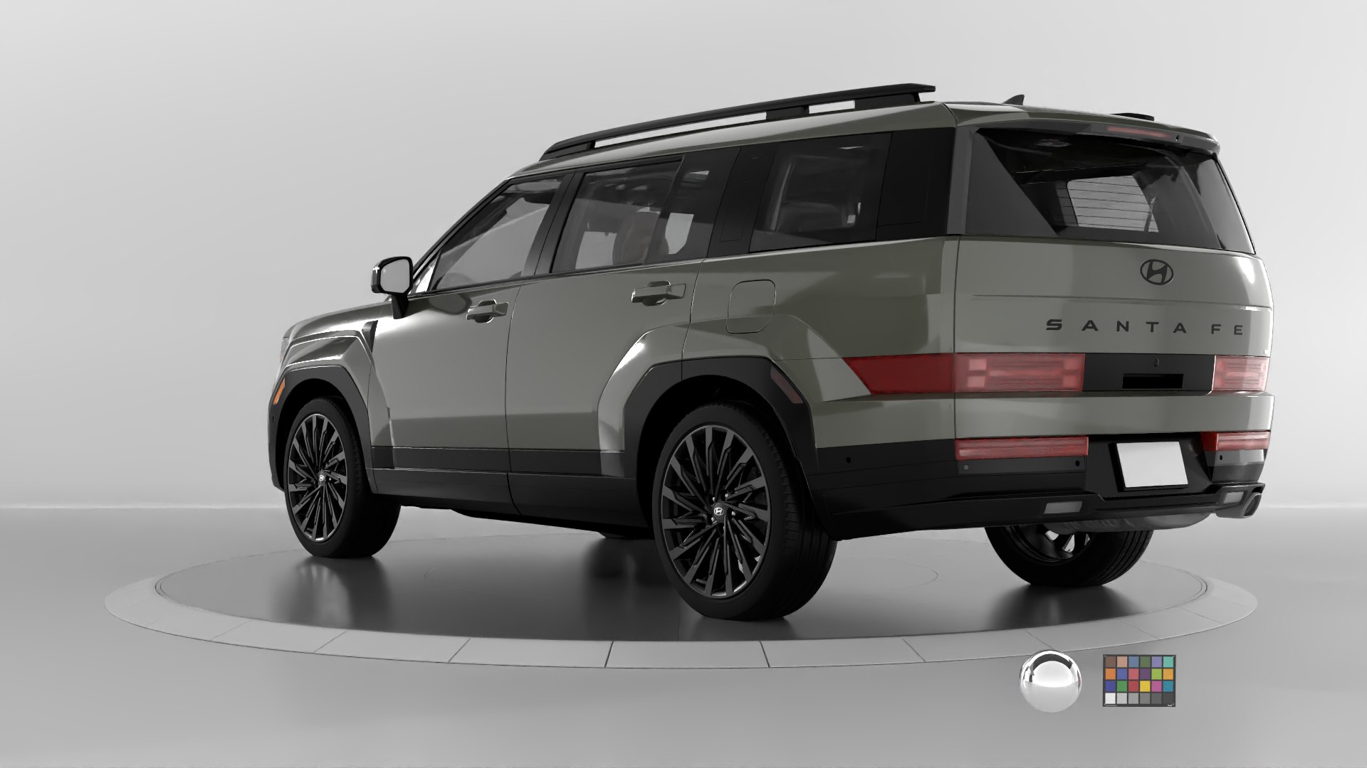 3D Hyundai Santa Fe 2024 -highres-Rigged And Render Ready Model ...