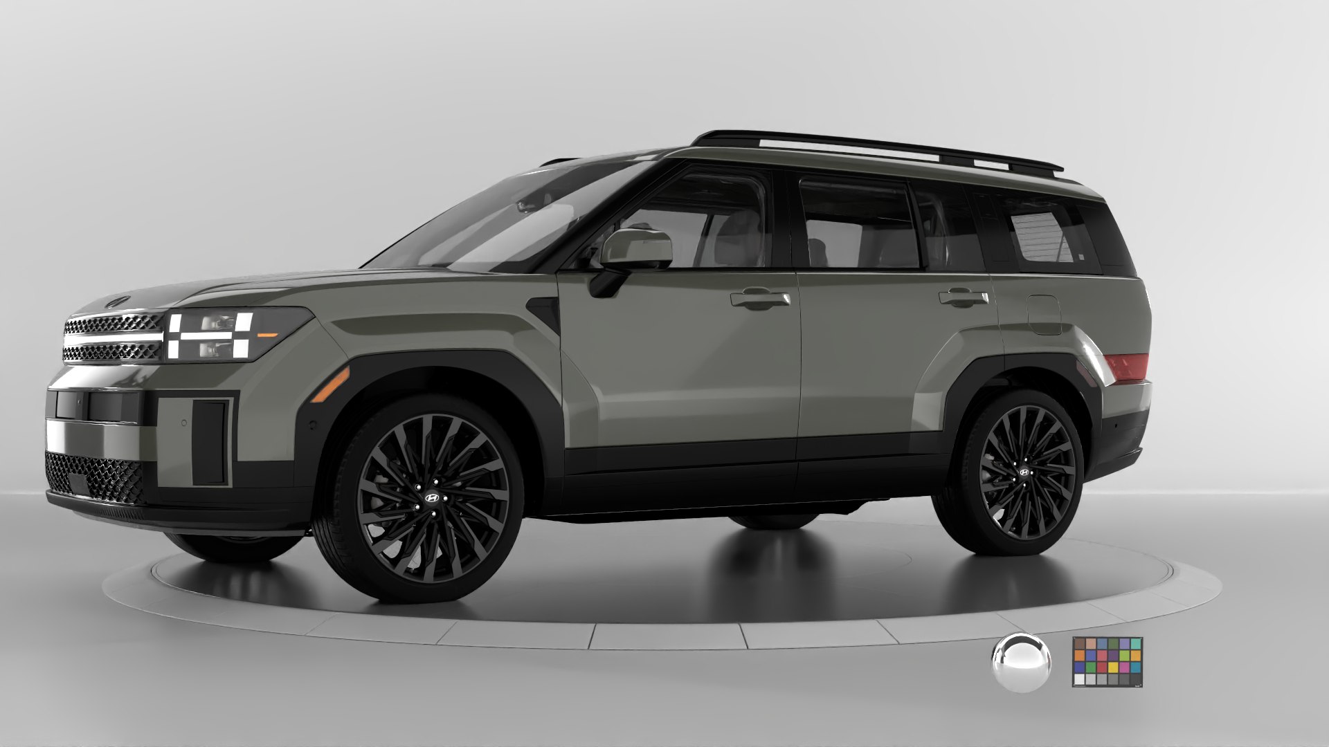 3D Hyundai Santa Fe 2024 -highres-Rigged And Render Ready Model ...