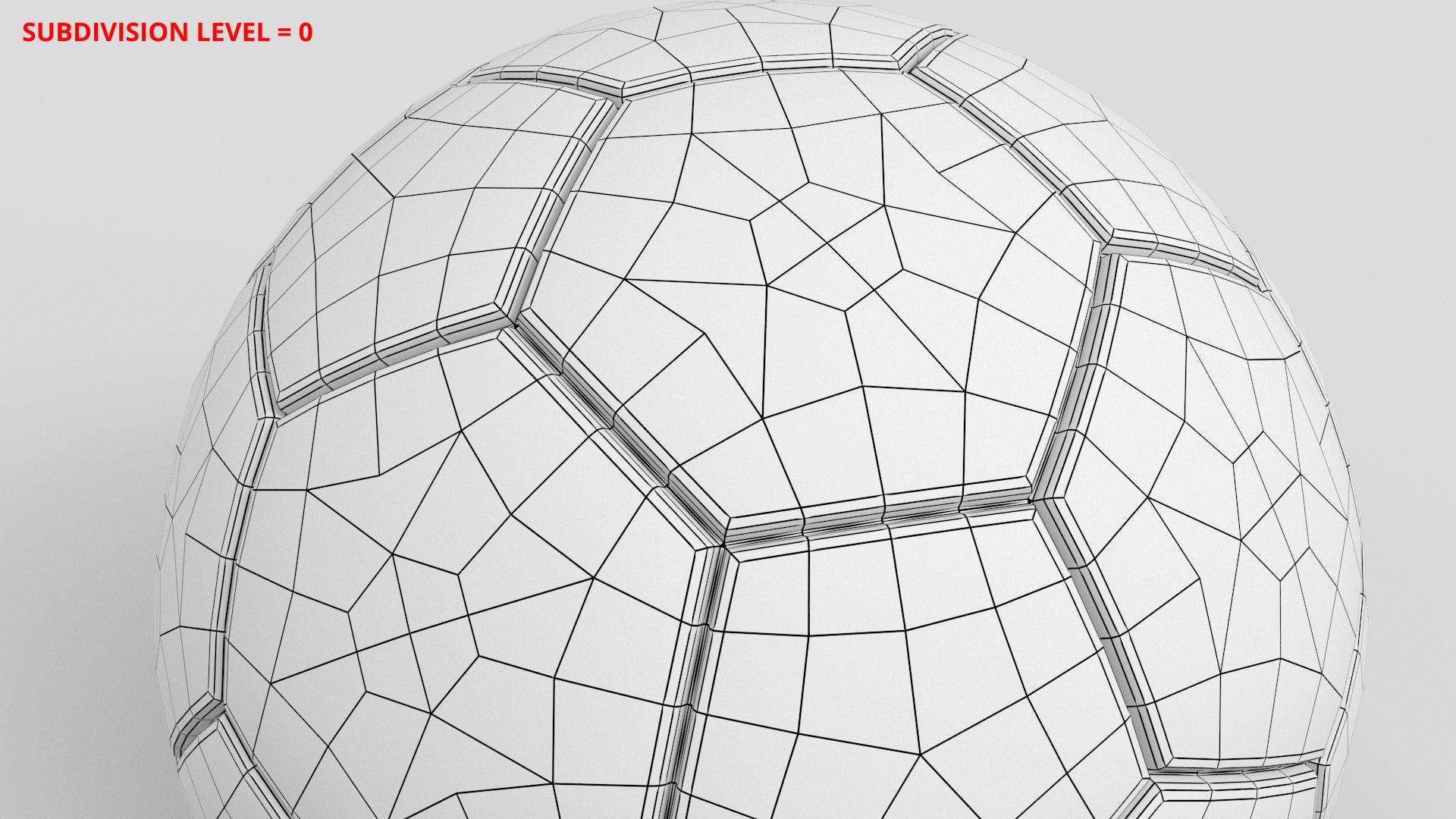 3D Soccer Ball Classical - SubD - GameReady-PBR - TurboSquid 2186489