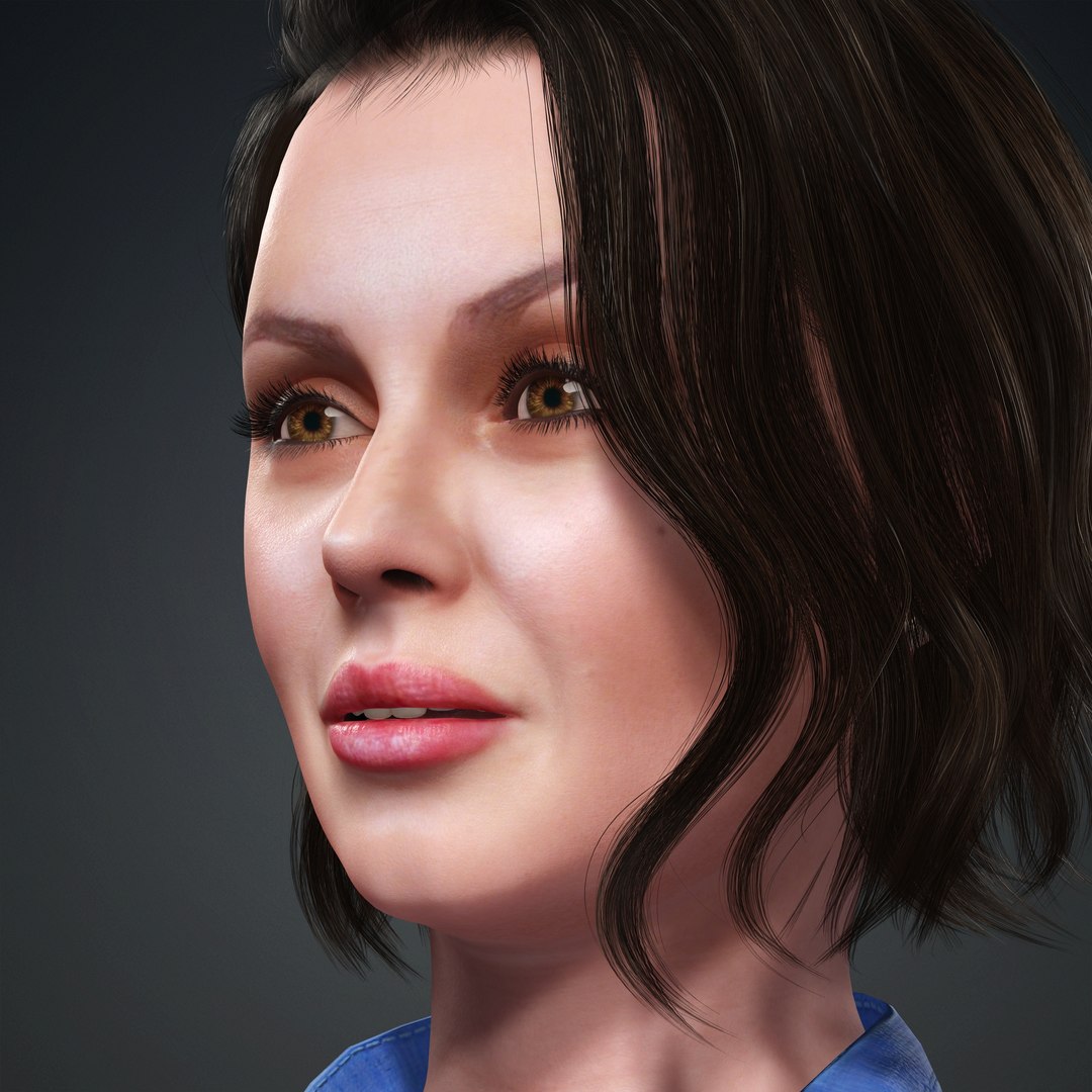 Ana De Armas 3D Model - Hyper Realistic Low-poly 3D Model 3D Model ...