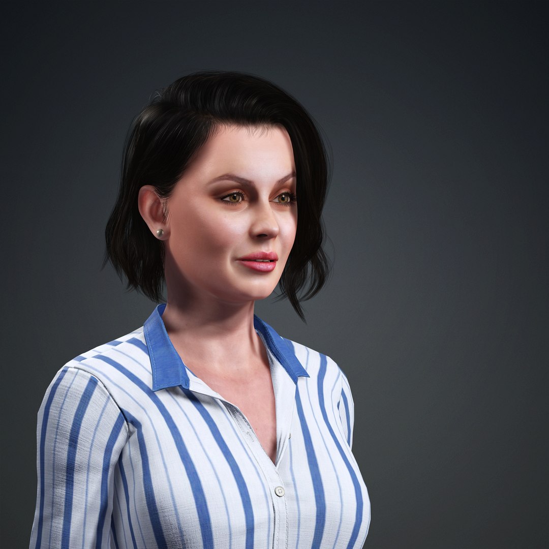 Ana De Armas 3D Model - Hyper Realistic Low-poly 3D Model 3D Model ...