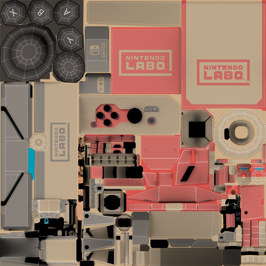 Nintendo Toy Con 3D Model - TurboSquid 2249287