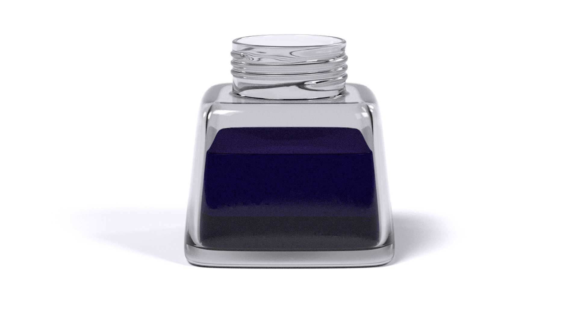 Ink Pot Inkpot Model - TurboSquid 1176361