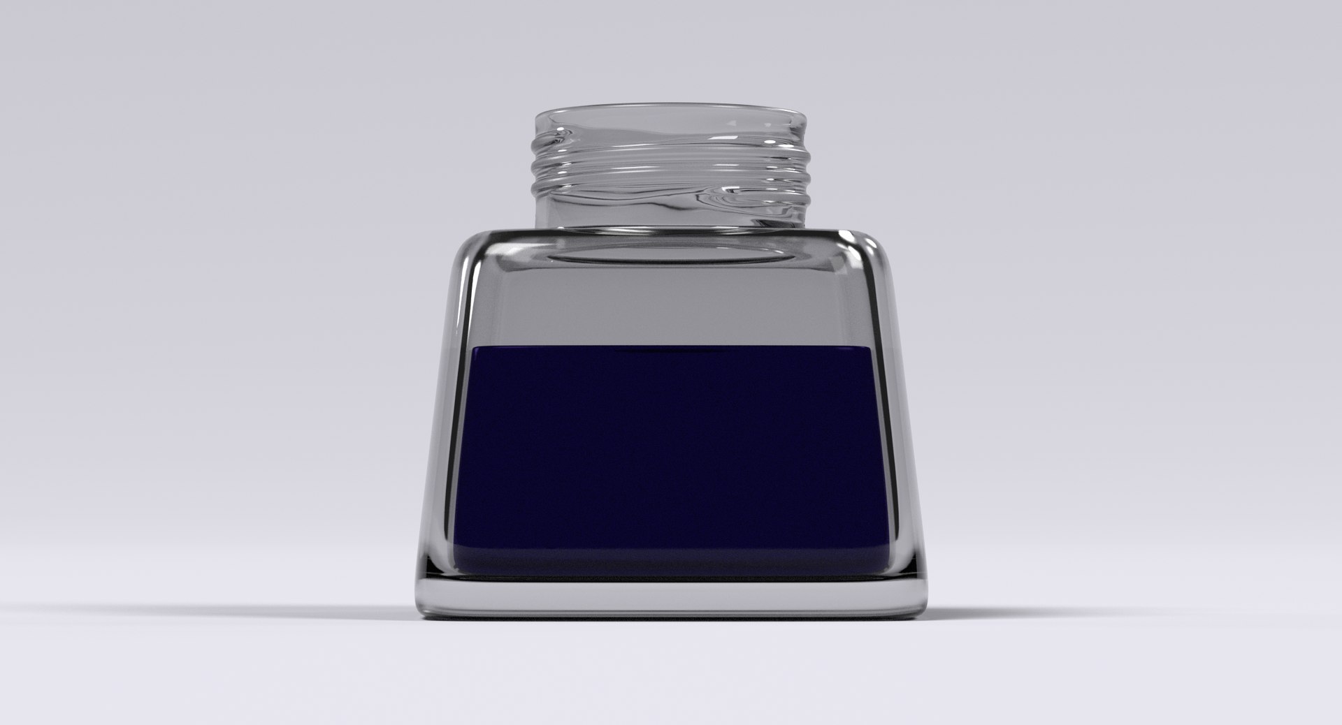 Ink Pot Inkpot Model - TurboSquid 1176361