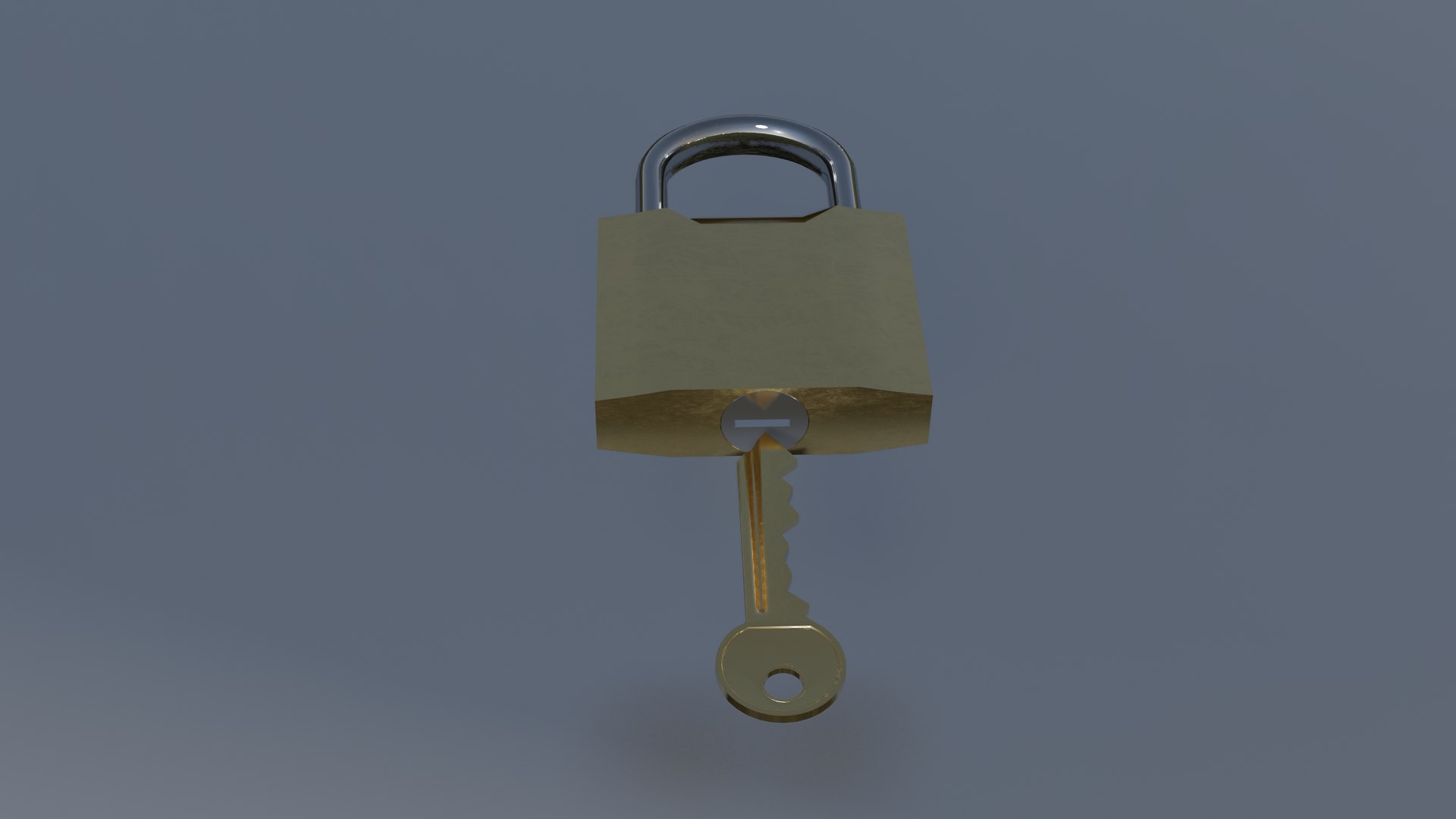 Padlock Lock 3D Model - TurboSquid 1579806