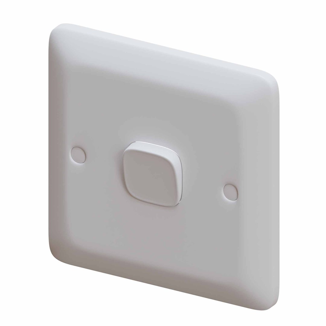 09 - Single Button Switch 3D Model - TurboSquid 2131539