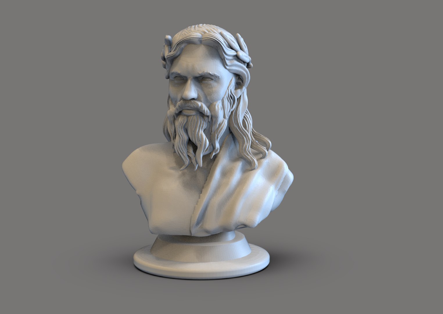 Zeus Bust 3D Model - TurboSquid 2403286