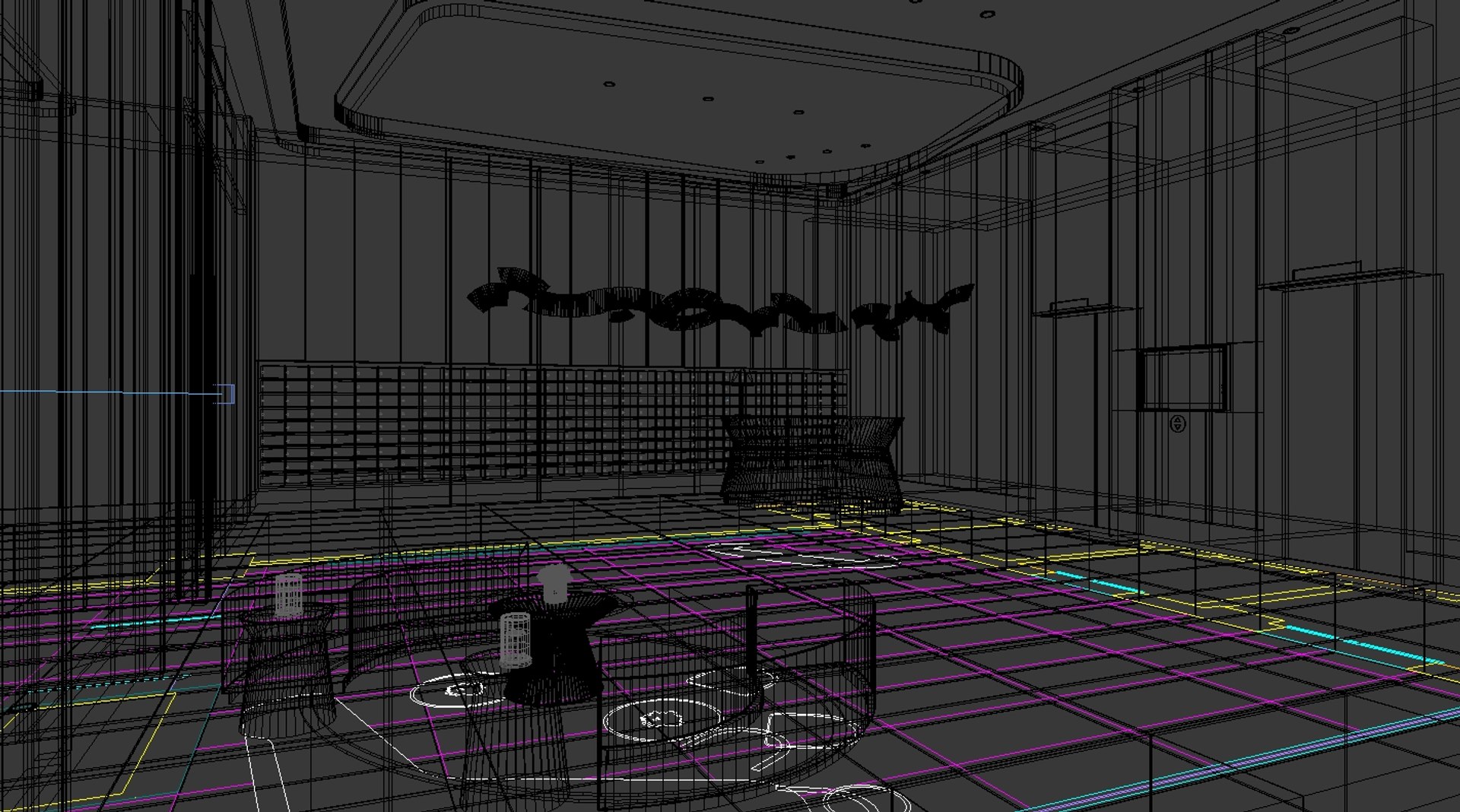 Foyer interiors v-ray model - TurboSquid 1615845