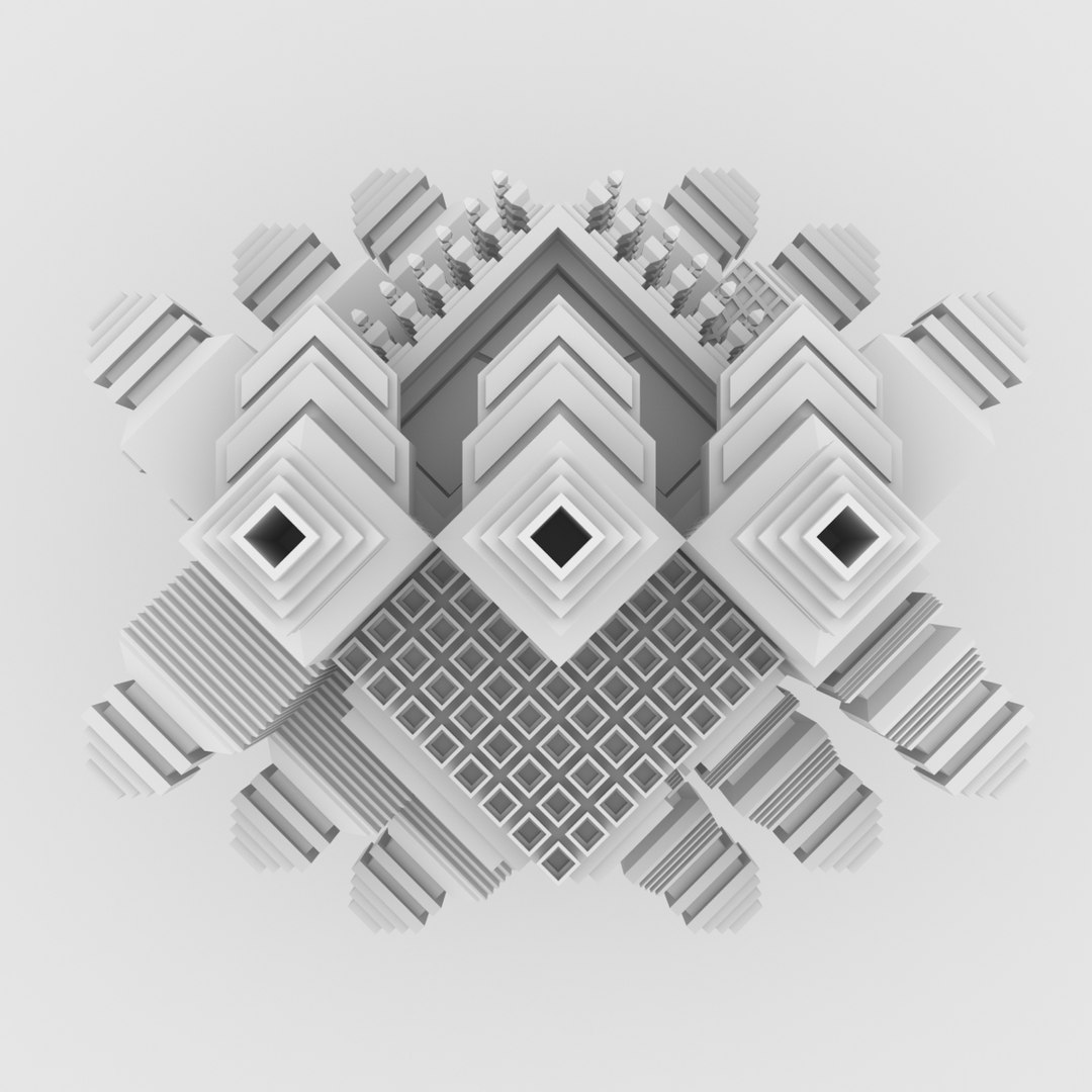 3ds Max Box Fighter Cube