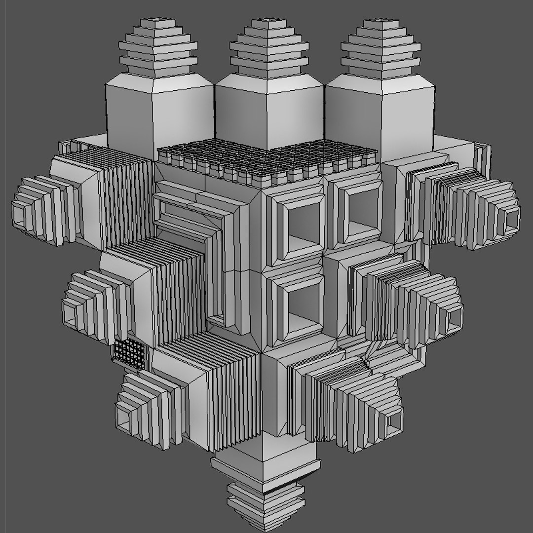 3ds Max Box Fighter Cube