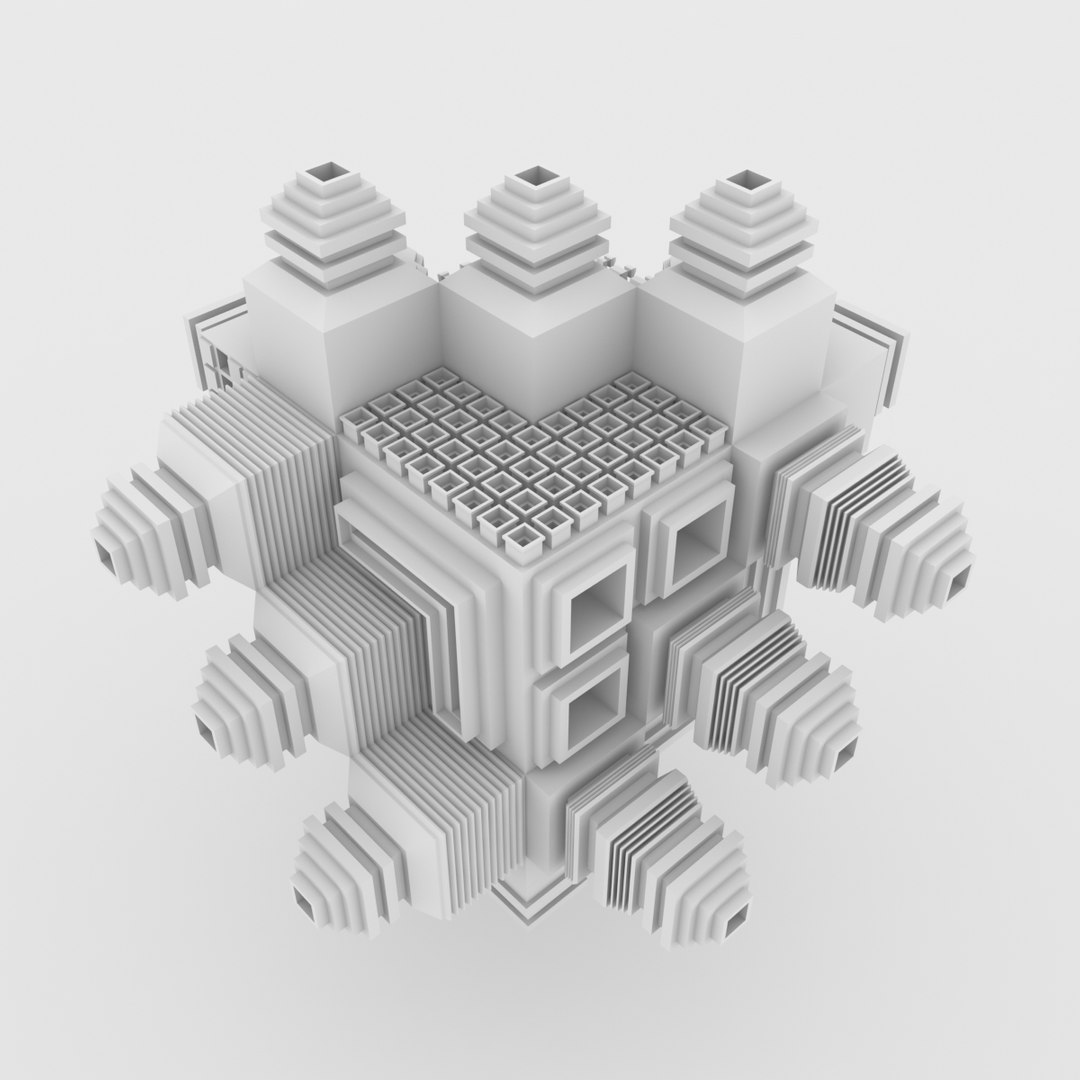 3ds Max Box Fighter Cube