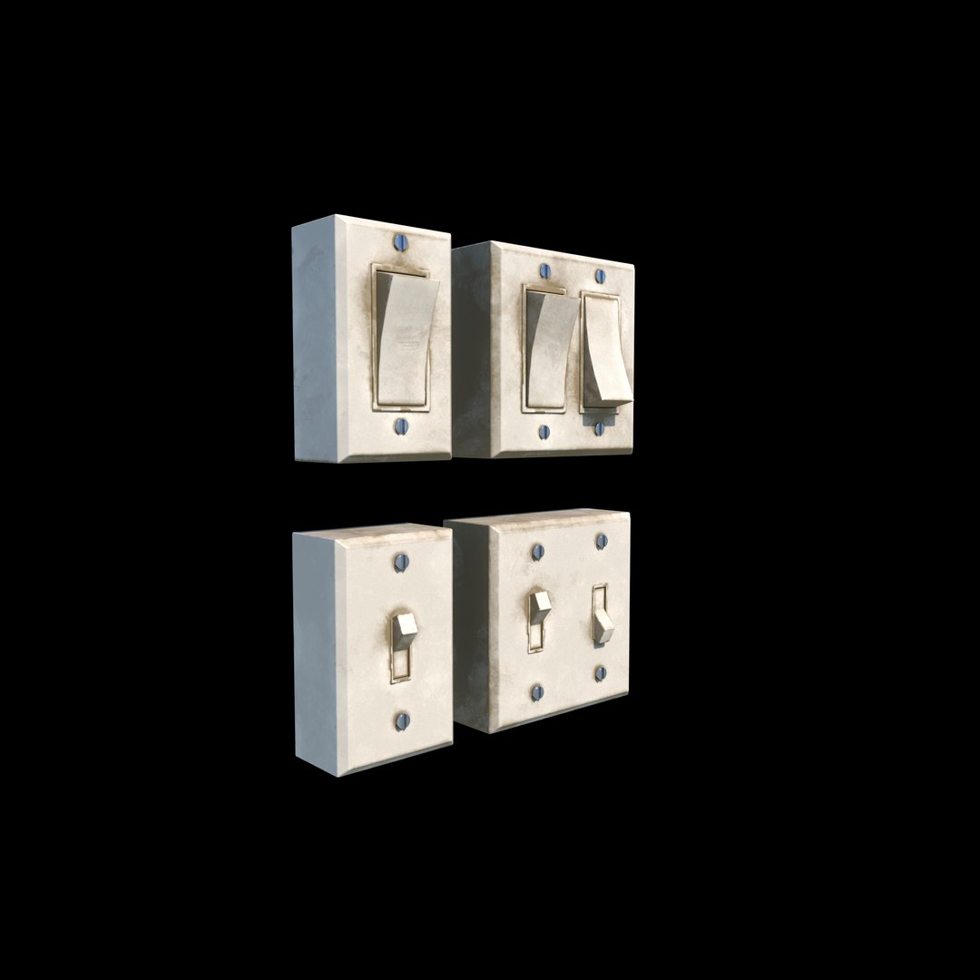 Electrical Switch 3D Model 3D Model - TurboSquid 2337865