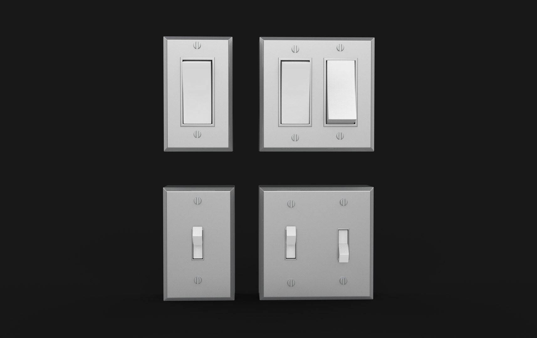 Electrical Switch 3D Model 3D Model - TurboSquid 2337865