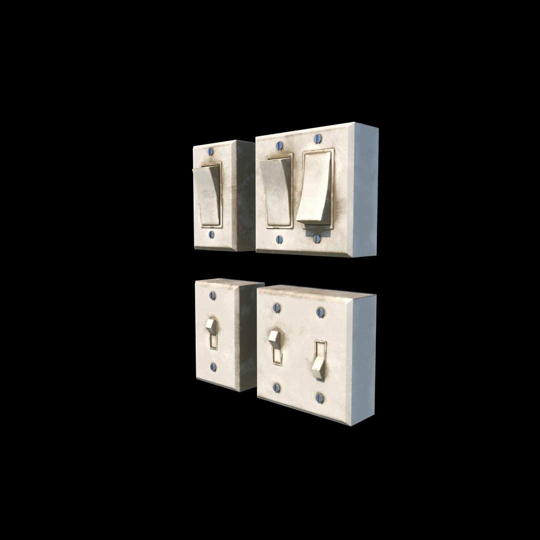 Electrical Switch 3D Model 3D Model - TurboSquid 2337865