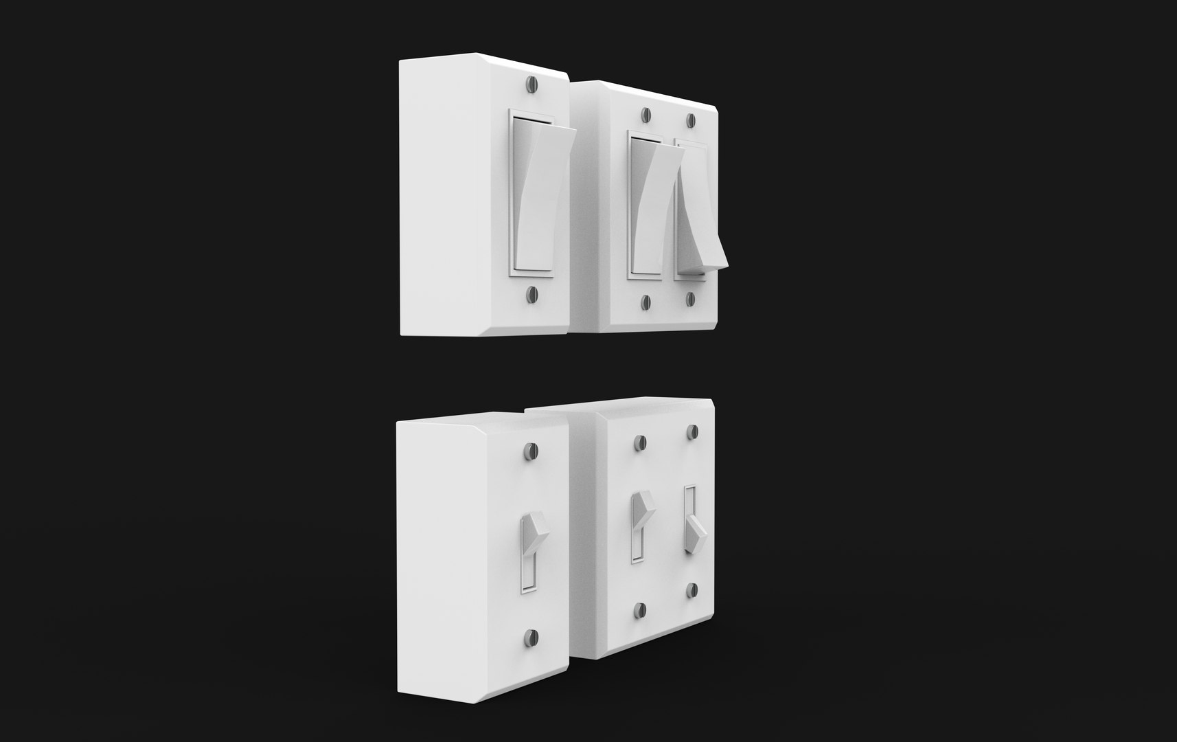 Electrical Switch 3D Model 3D Model - TurboSquid 2337865