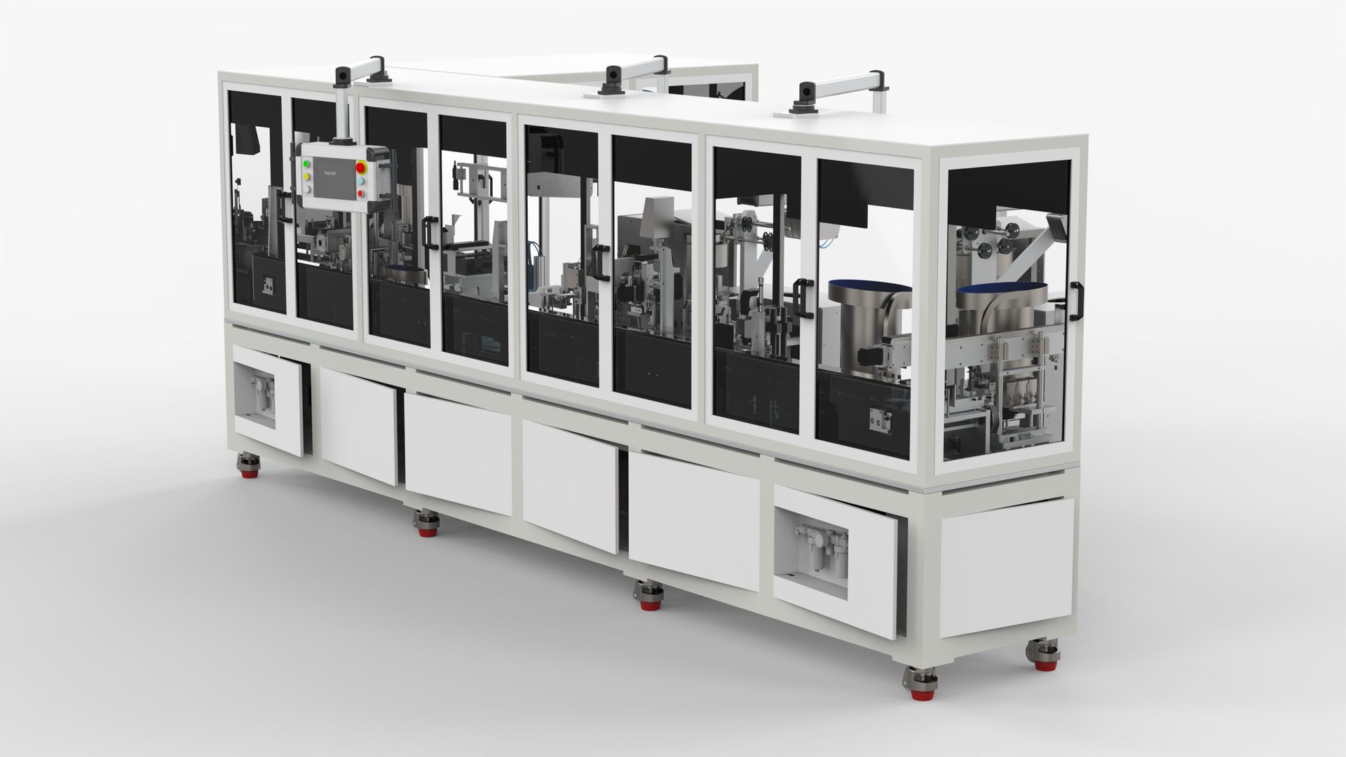 Automactic Electronic Cigarette Assembly Line 3D Model - TurboSquid 1924002