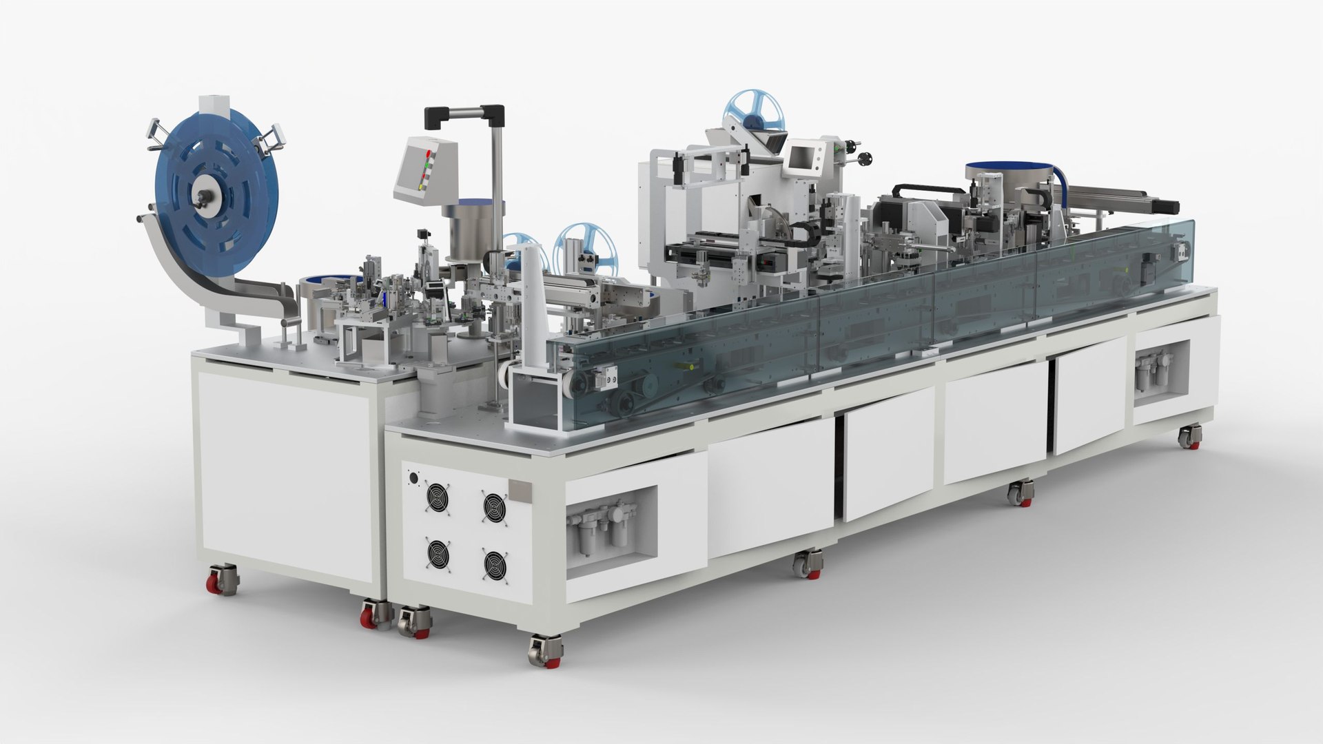 Automactic Electronic Cigarette Assembly Line 3D Model - TurboSquid 1924002