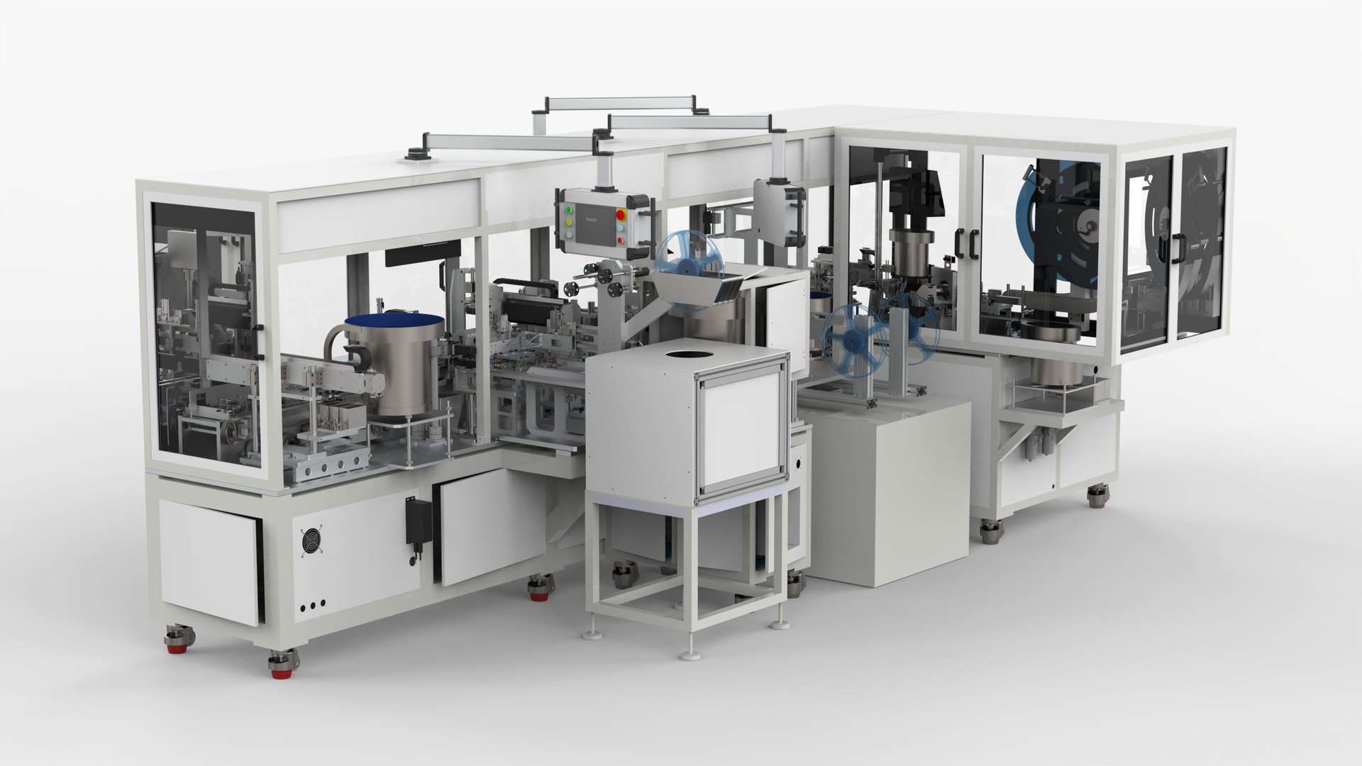 Automactic Electronic Cigarette Assembly Line 3D Model - TurboSquid 1924002