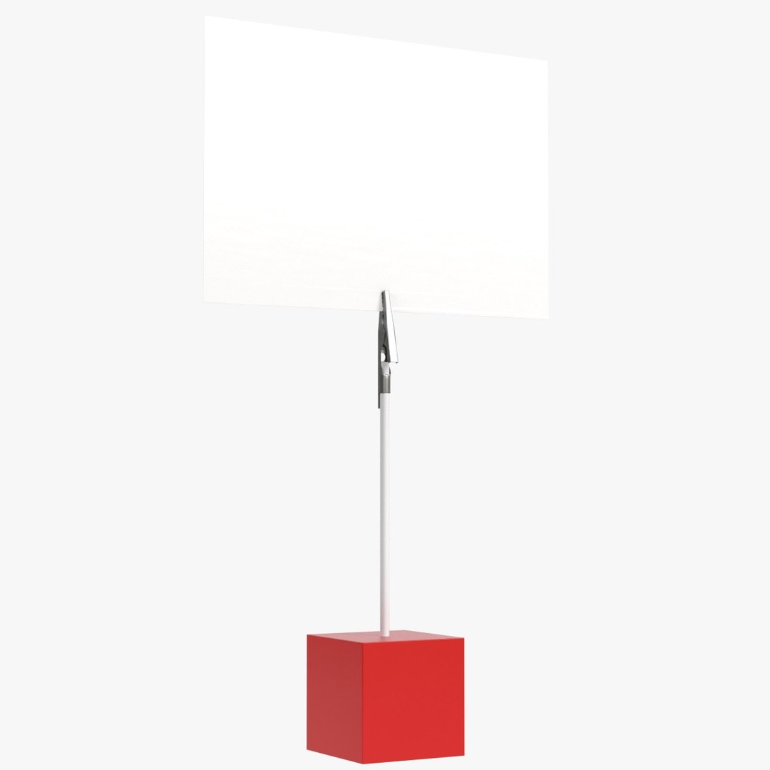 3D Cube Card Holder - TurboSquid 1511266