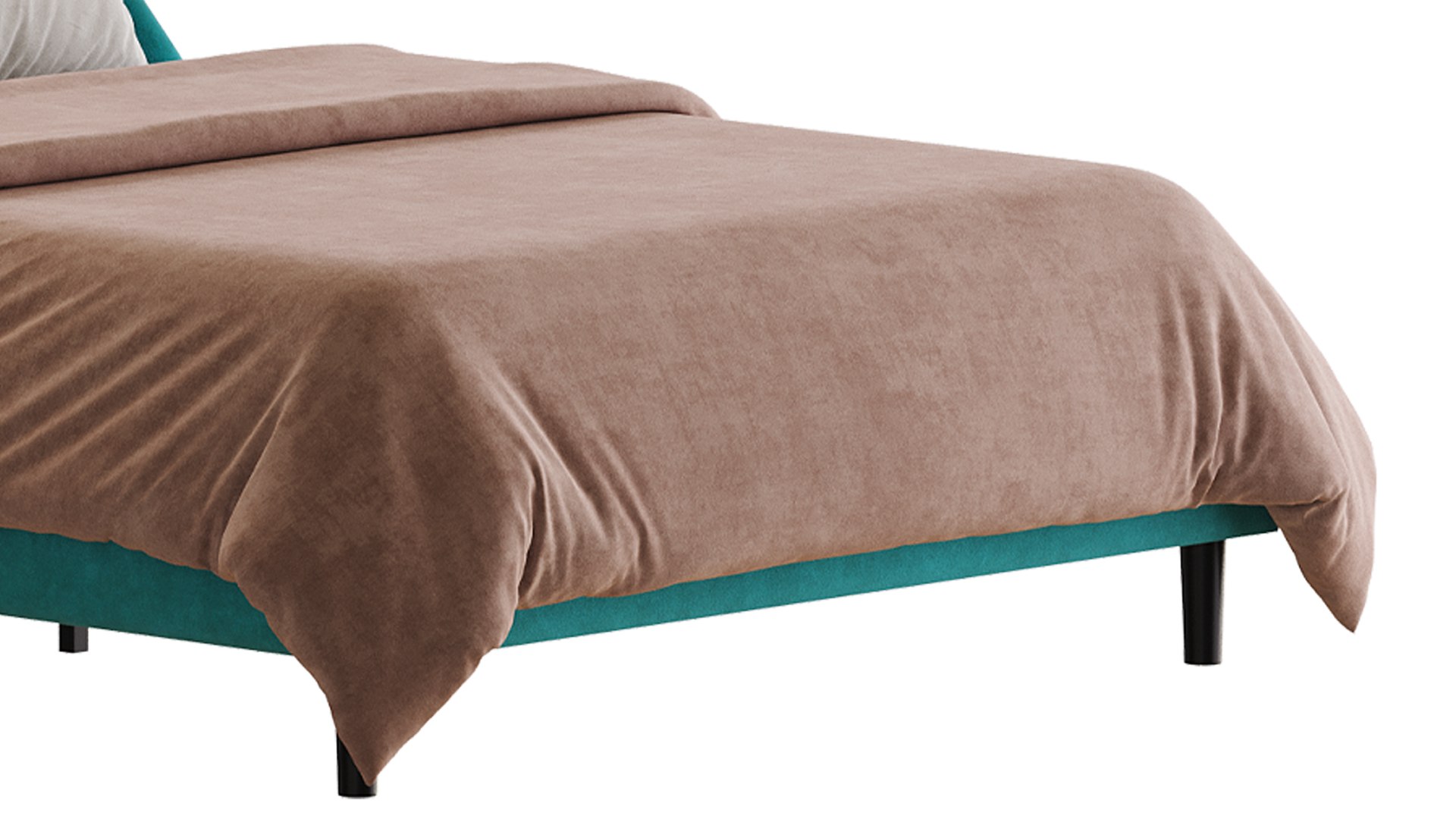 3D Amolife Upholstered Bed Model - TurboSquid 2189201