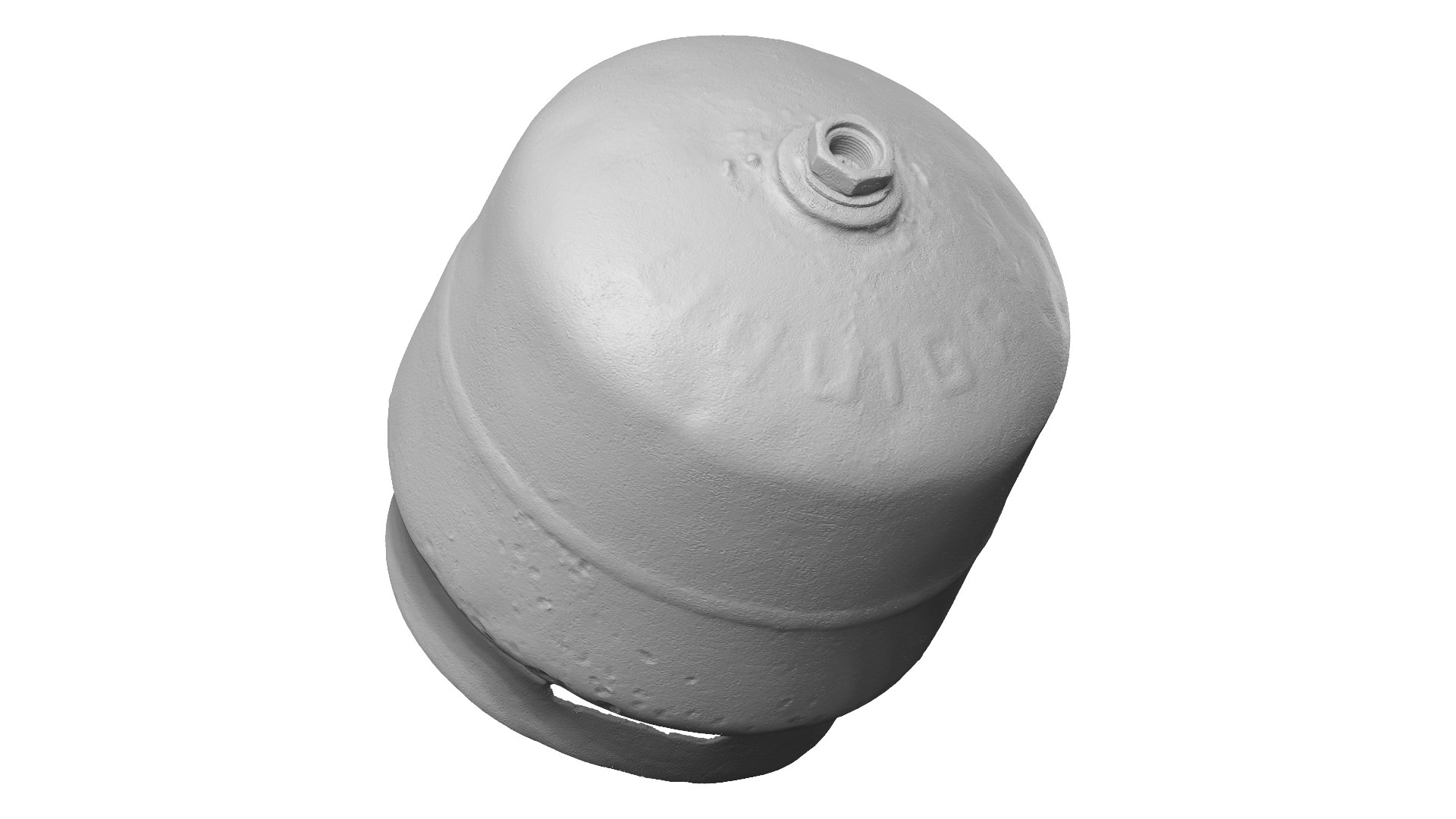 Rusty Gas Cylinder Raw Scanned 3D Model - TurboSquid 1793957