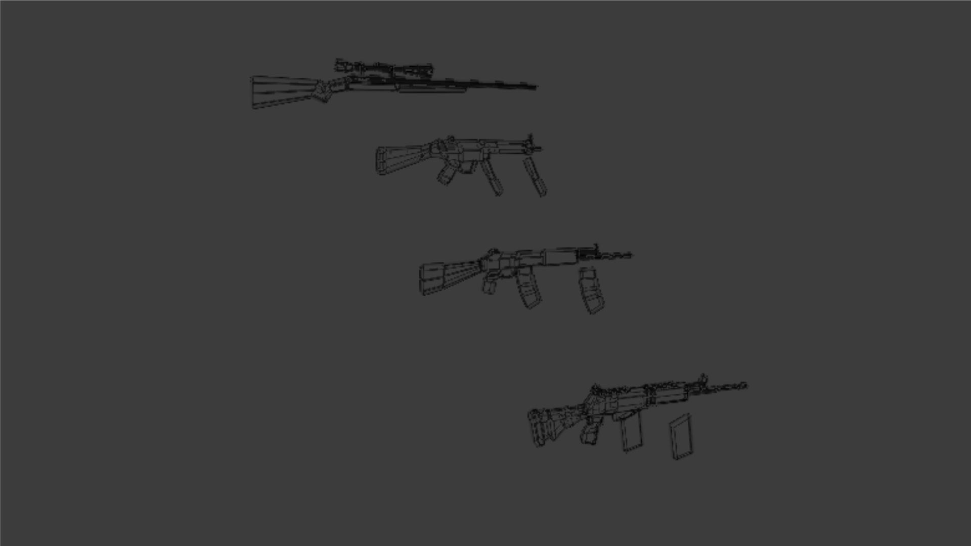 Polyguns 3D Model - TurboSquid 1694883