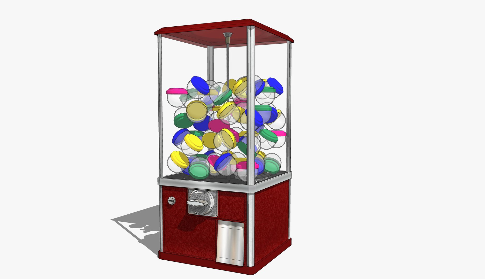 Toy Vending Capsules Machine 3D Model - TurboSquid 2183213