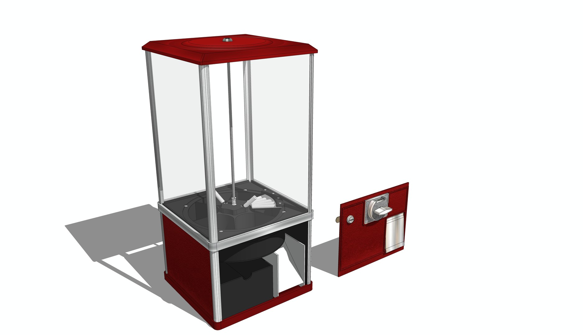 Toy Vending Capsules Machine 3D Model - TurboSquid 2183213