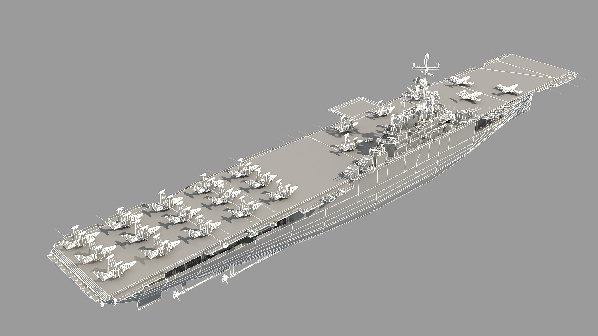 USS Philippine Sea CV-47 3D Model - TurboSquid 2075481