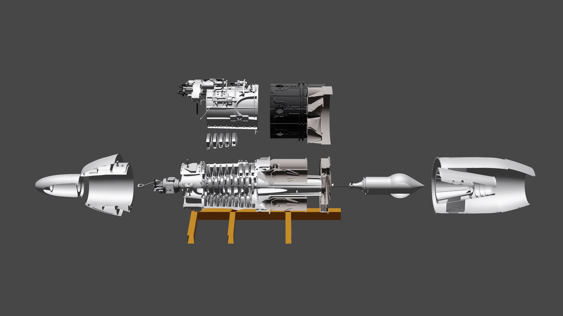 Jumo 004-B Jet Engine 3D - TurboSquid 2367235