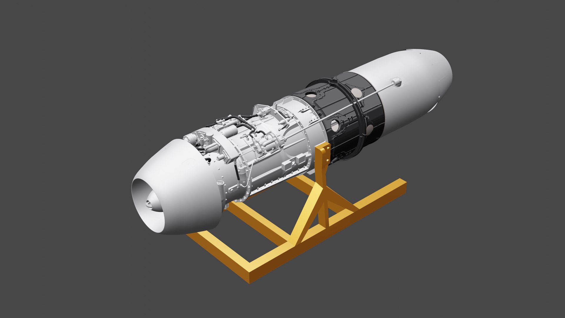 Jumo 004-B Jet Engine 3D - TurboSquid 2367235
