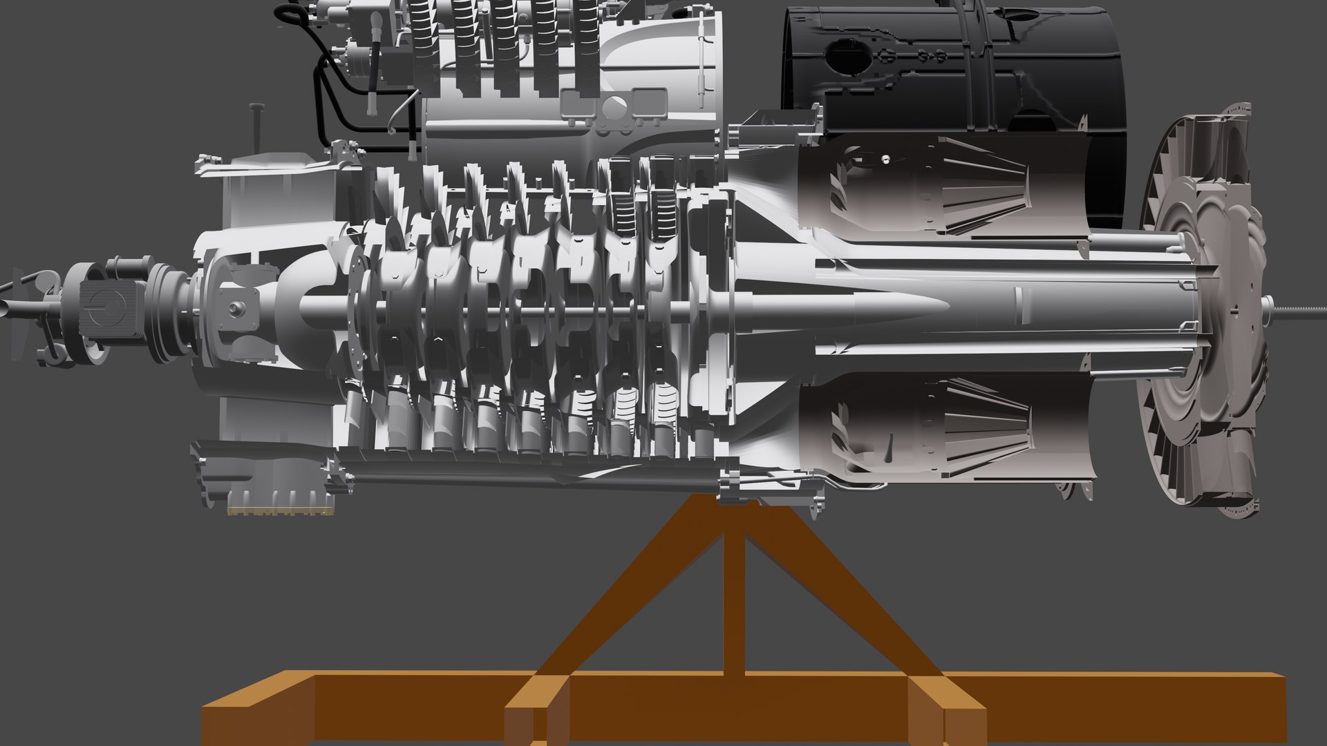 Jumo 004-B Jet Engine 3D - TurboSquid 2367235