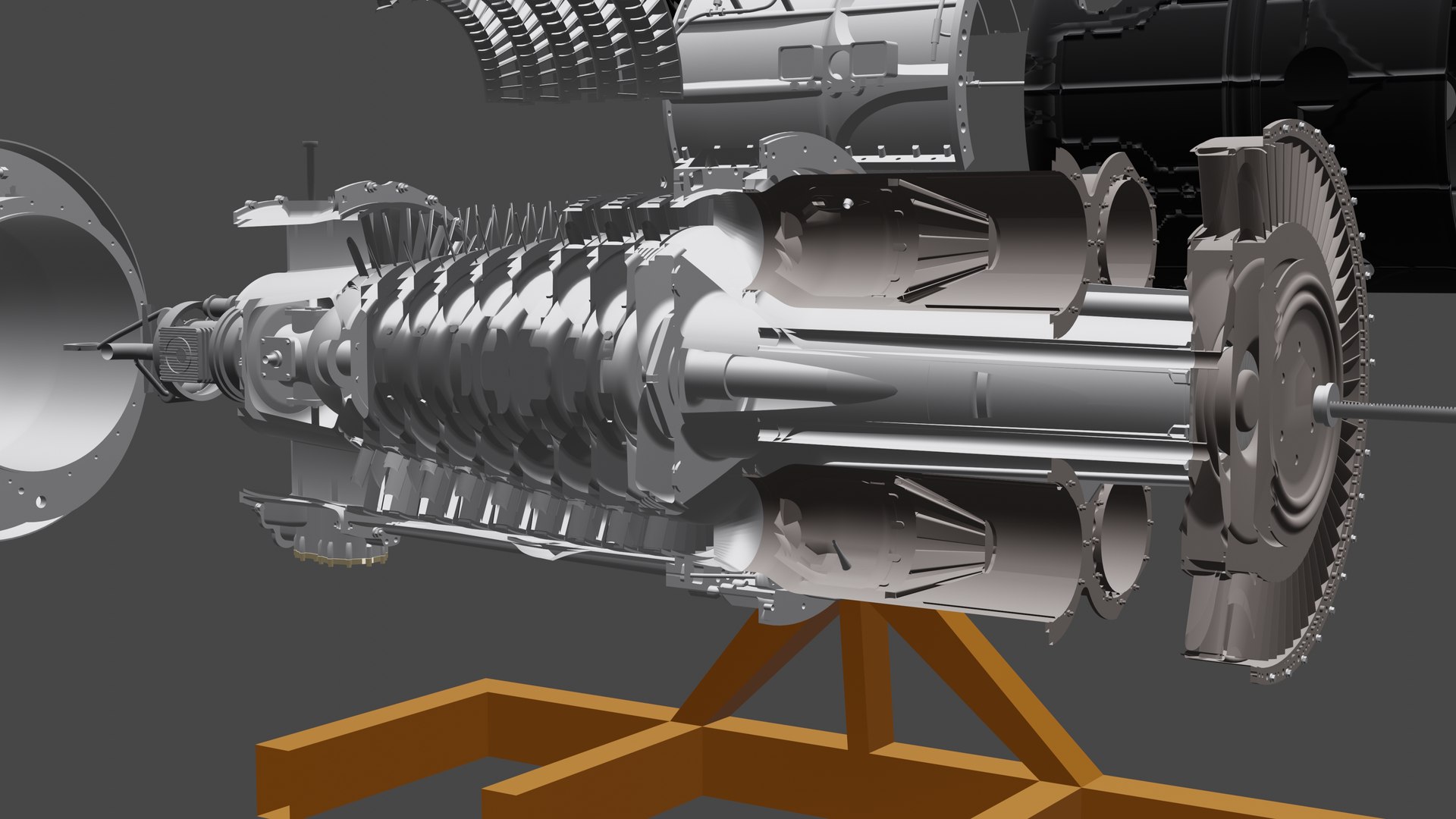 Jumo 004-B Jet Engine 3D - TurboSquid 2367235