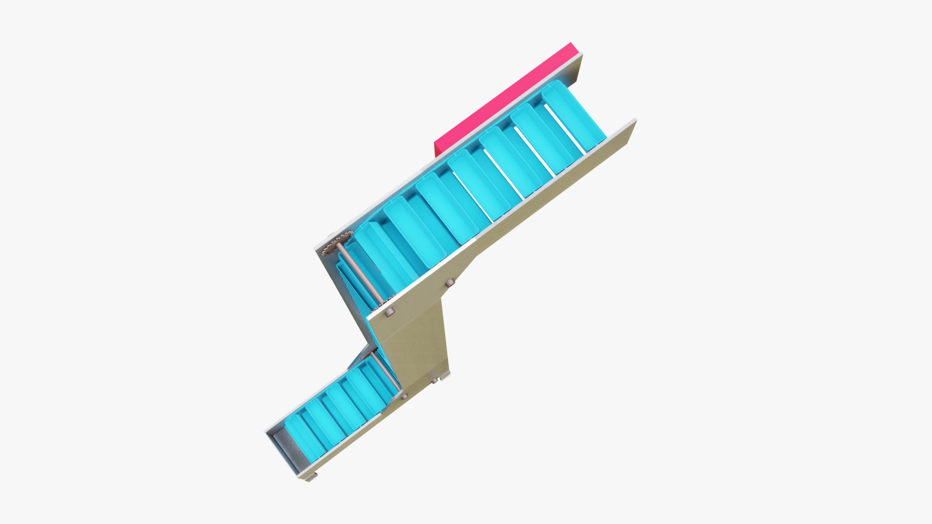 Modular Buckets Elevator 3D Model - TurboSquid 1641661