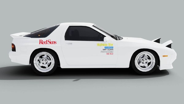 modelo 3d Mazda RX7 FC Estilo Ryosuke - TurboSquid 2195915