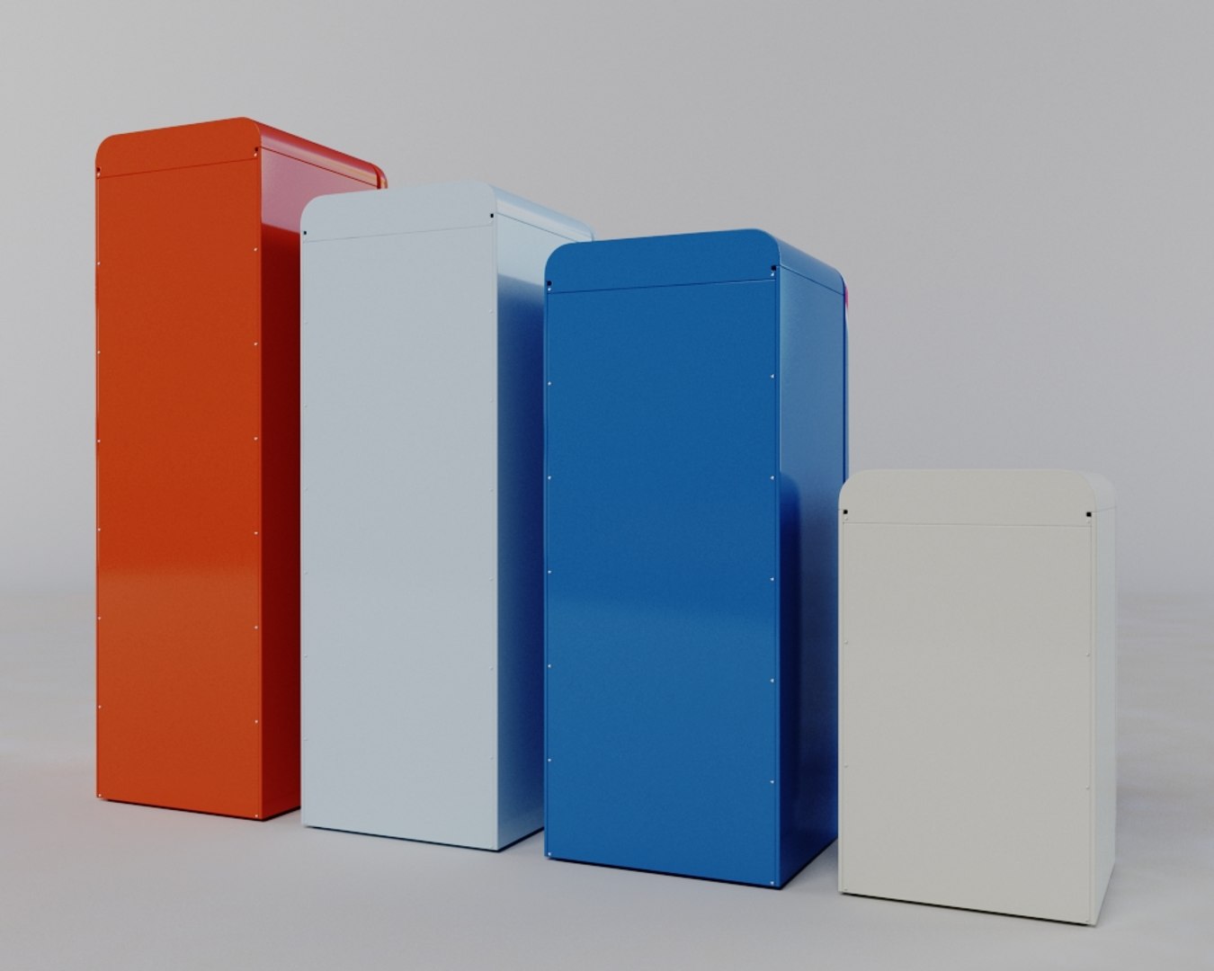 Smeg refrigerator 3D model - TurboSquid 1428176