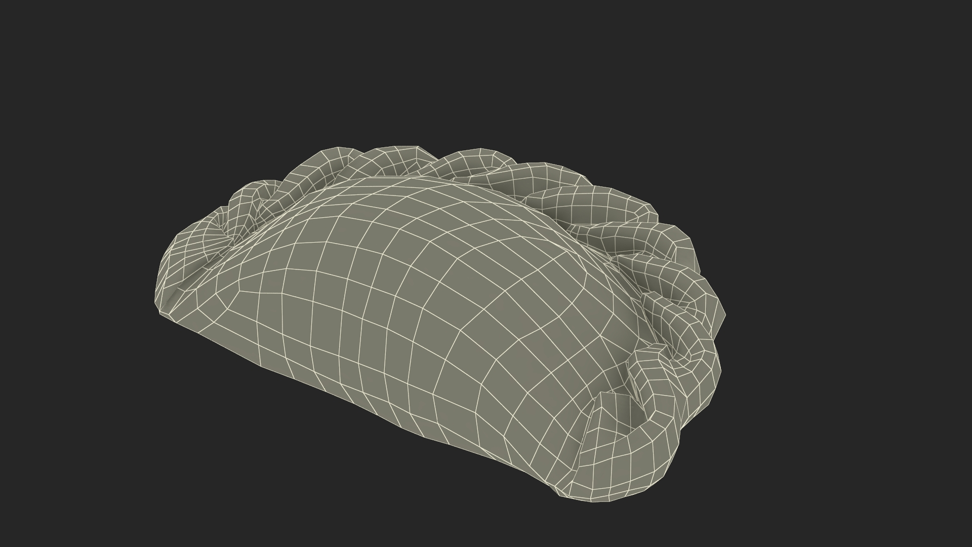 Pierogi Dumpling Raw 3D Model - TurboSquid 2239778
