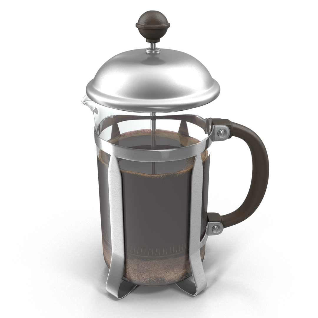 3d Model Of French Press Coffee Pot