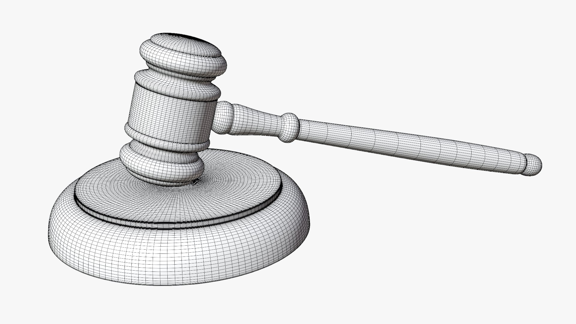 Gavel 3D Model - TurboSquid 1872444